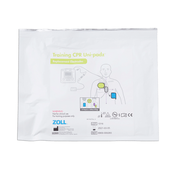 Zoll AED 3 CPR Uni Padz Harjoituselektrodien Vaihdettava Liimapinta 8kpl zoll-aed-3-cpr-uni-padz-harjoituselektrodien-vaihdettava-liimapinta-8kpl